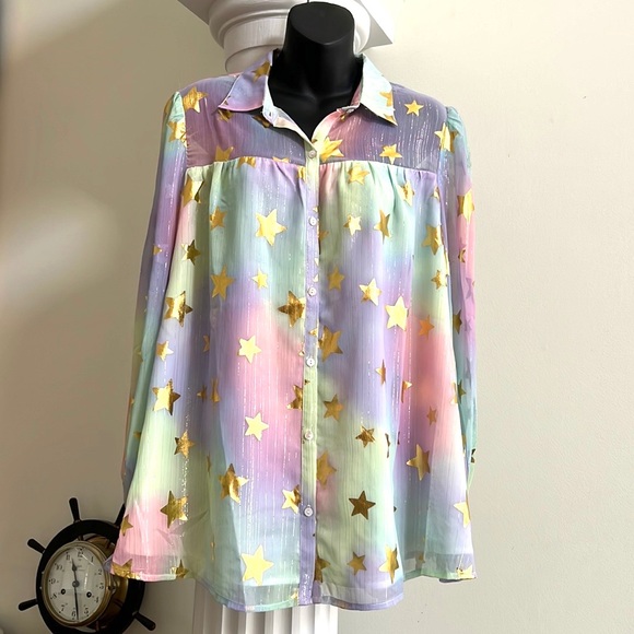 Fantastic Fawn | Tops | Fantastic Fawn Galaxy Pixie Star Top Size Large ...